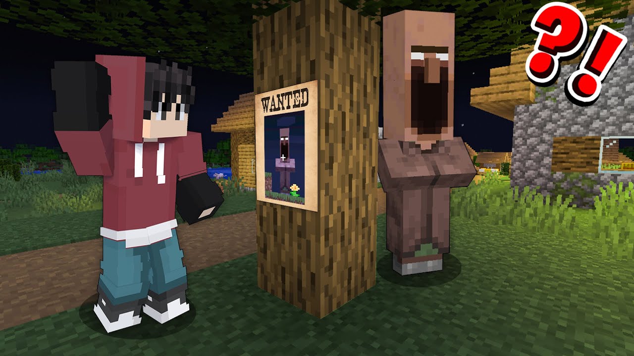 I Found The SCREAMING VILLAGER In Minecraft! - YouTube