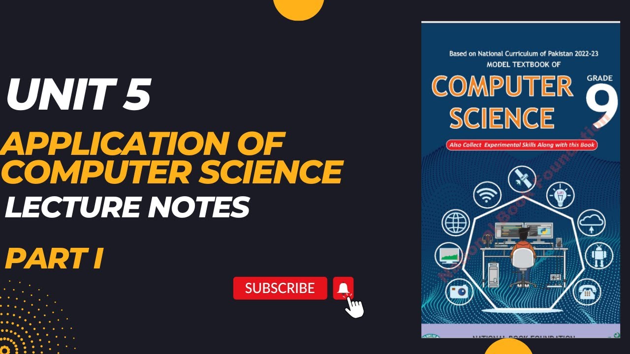 Class 9th Computer | Unit 5 | Application of Computer | Lecture Notes ...