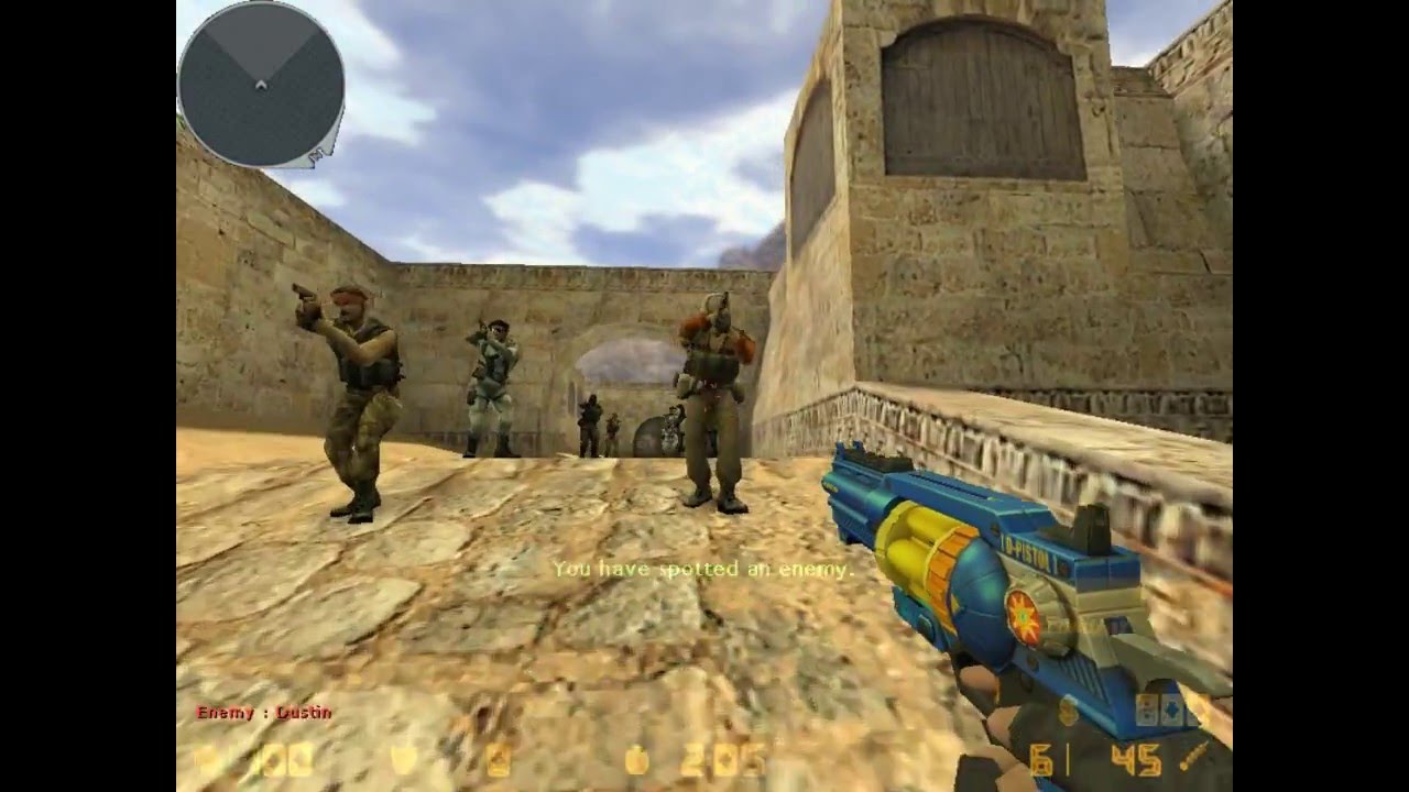 [CS 1.6] CSO Dart Pistol, AK47 Paladin, M4A1 Dark Knight Gameplay ...