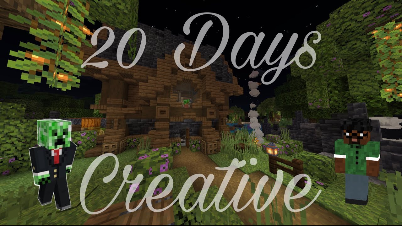 Minecraft 100 Days - Creative (Days 11-20) - YouTube