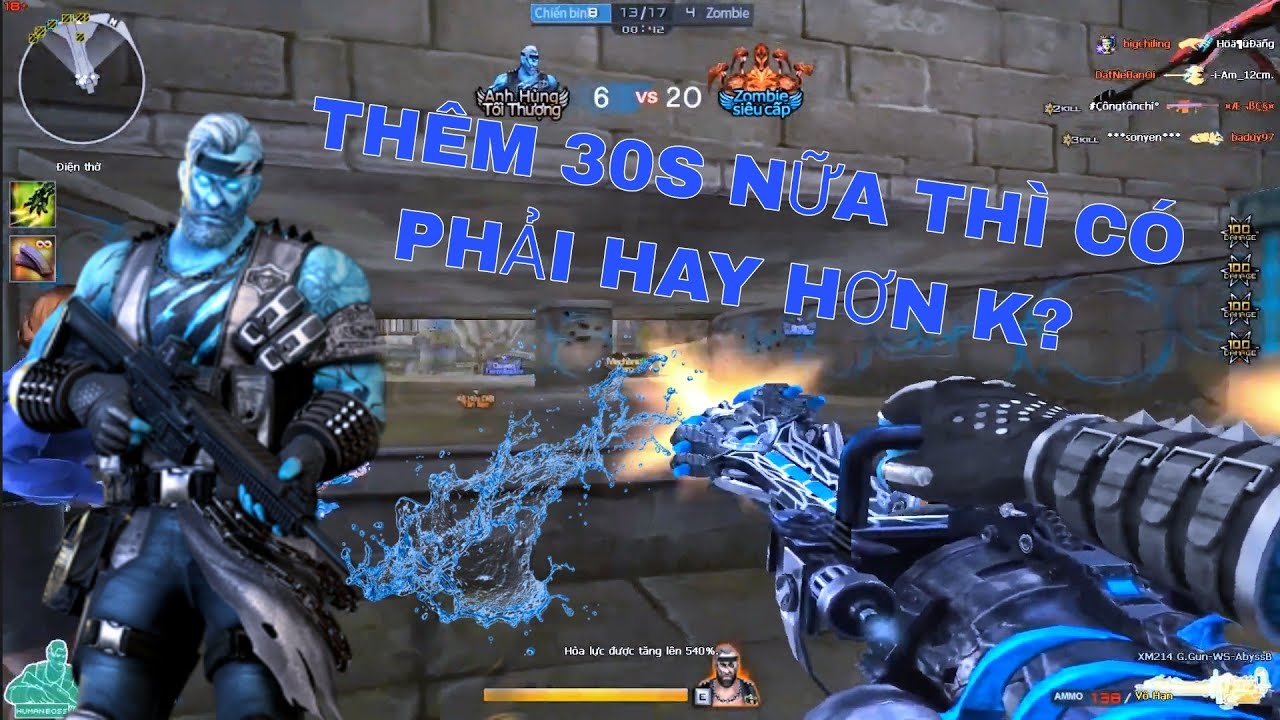 CHARACTER SUPER HERO CẦM XM214 GATTLING GUN WS ABYSSB - YouTube