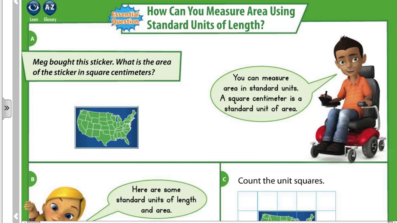 6-3 Area: Standard Units - YouTube