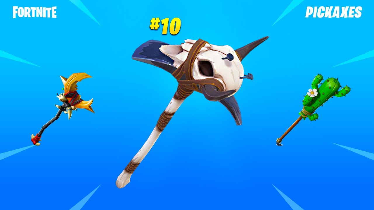 The Top 50 Rarest Pickaxes in Fortnite! - YouTube