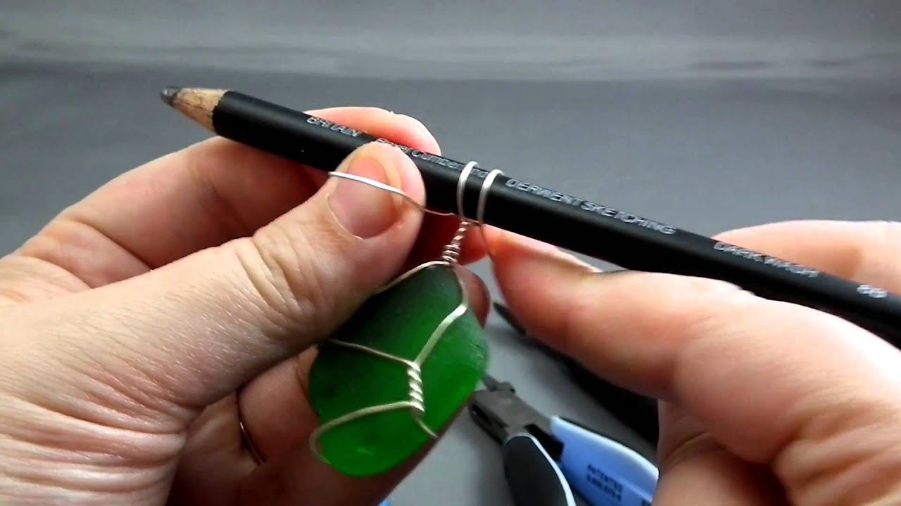 How To Wire Wrap Beach Glass The Easy Way YouTube How To Wire Wrap Beach Glass The Easy Way YouTube