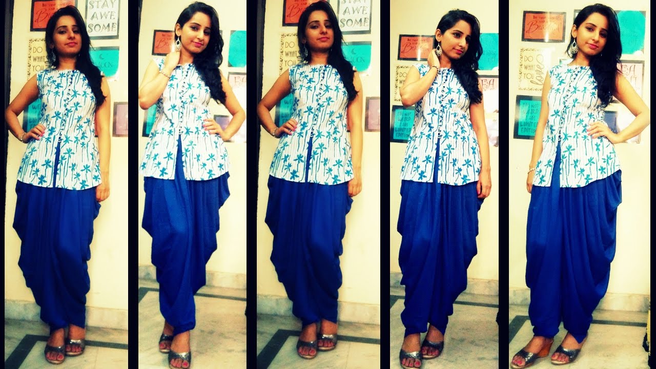 #DesignerTop Cutting & Stitching | How to make Front Open Top ...