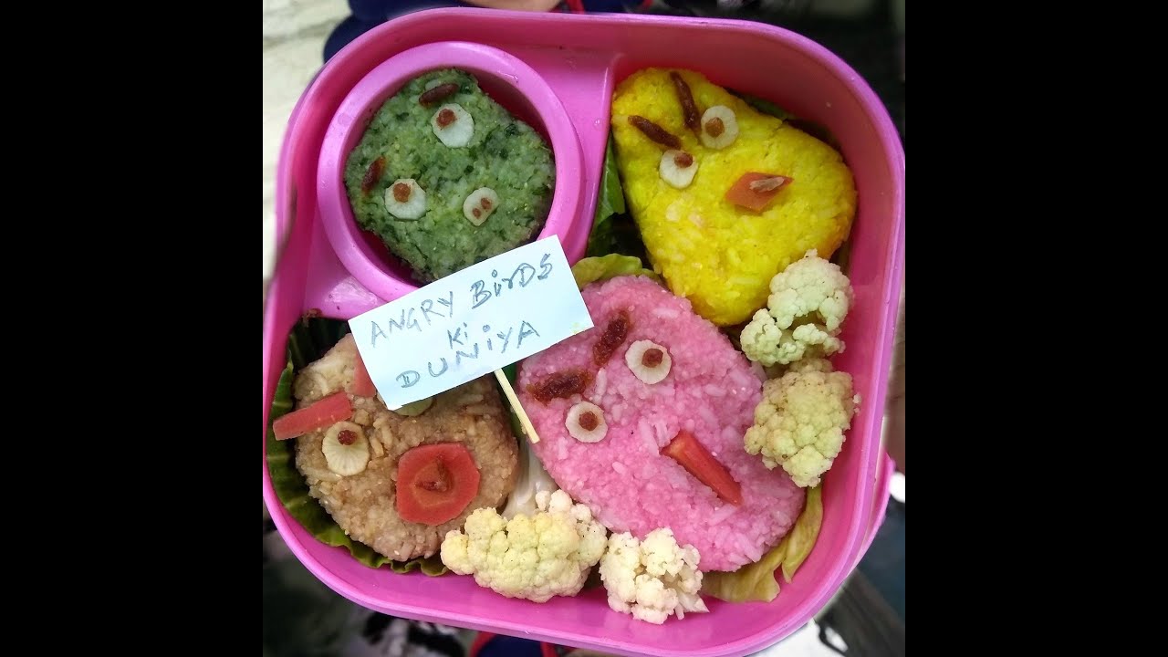 Angry Birds "Lunch Box"_Onigiri Bento Lunch Box - YouTube