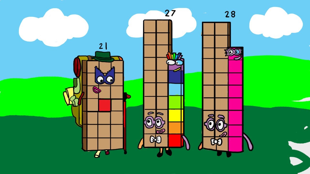 Numberblocks 212728 Lets go to Camping - Numberblocks fanmade coloring ...