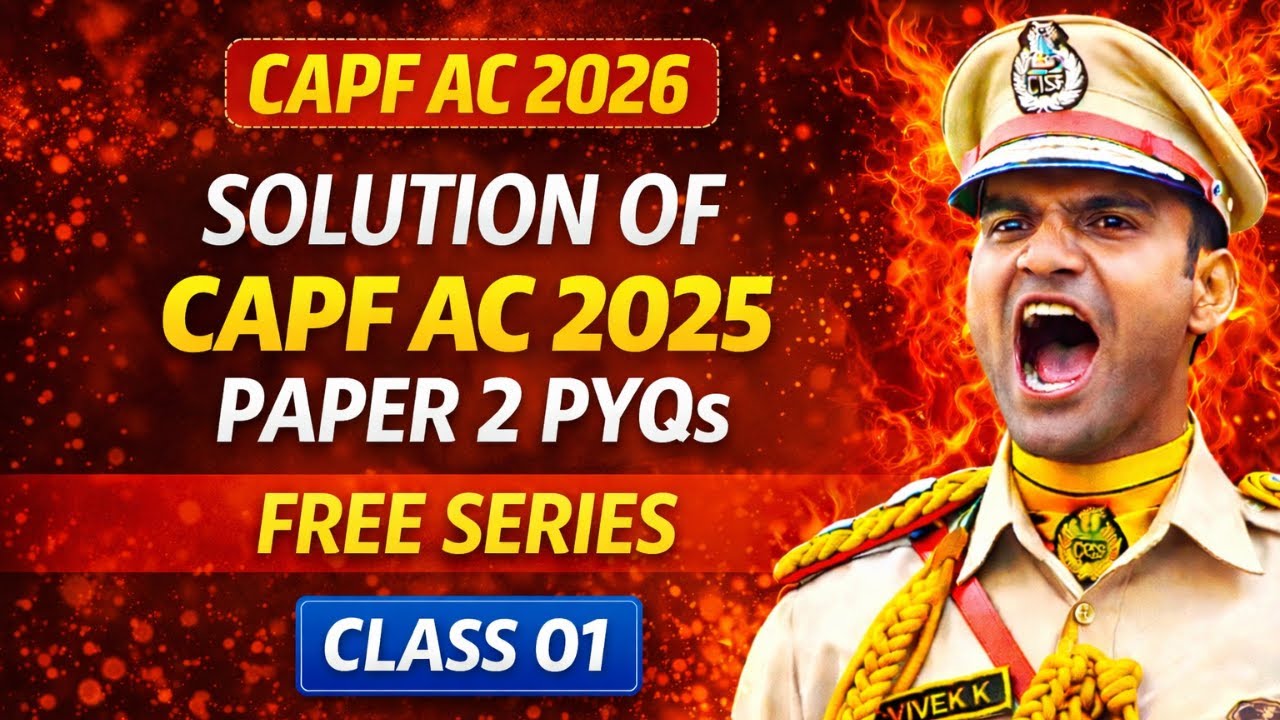 CAPF AC 2026 - Paper -2 PYQs Complete Solution |Argument Writing PYQs ...