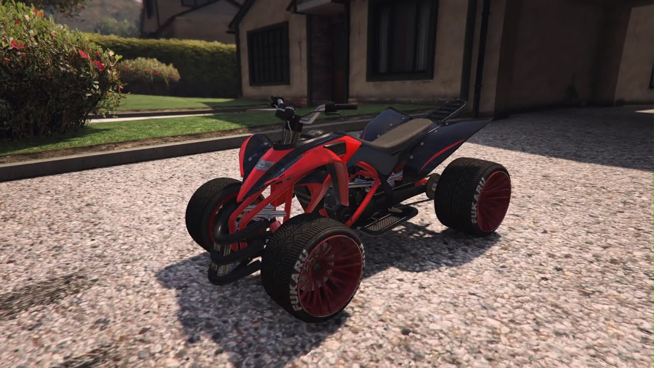 Cars of GTA V: Nagasaki Street Blazer, Yamaha Raptor 700R - YouTube