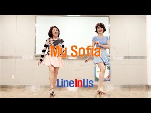 [초급] My Sofia Line Dance (Dance & Count) [LineInUs] - YouTube