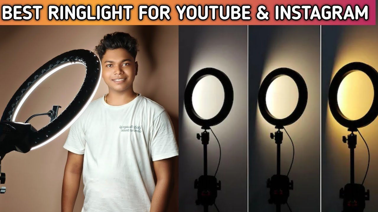 Best Ring light With Stand Full Lighting Tutorial - YouTube