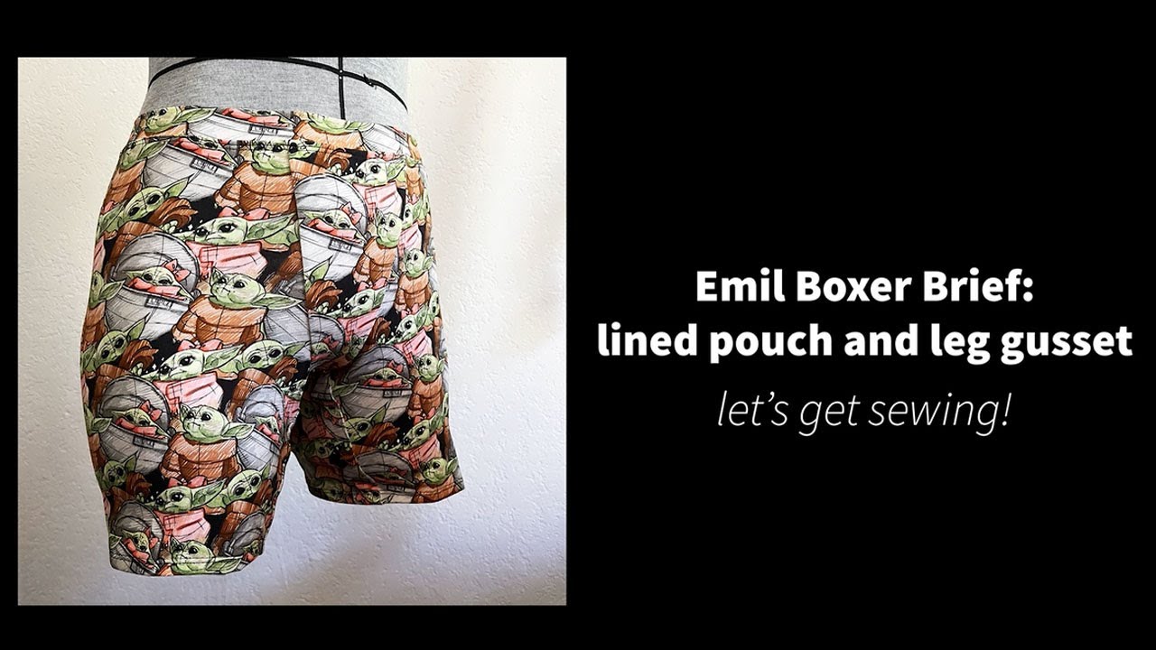 Sewing Emil Boxer Brief Style C: Flat Double Layer Pouch and Gusset ...