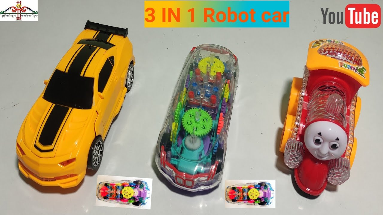 2 IN 1 Deformation convertible Robot car !! Clarity concept car!! Light ...