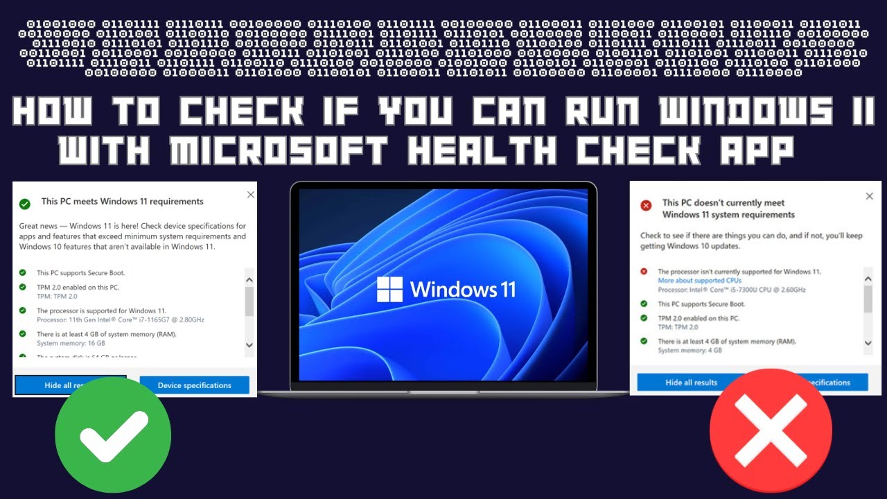 How to check if you can run Windows 11 with Microsoft Health Check app ...