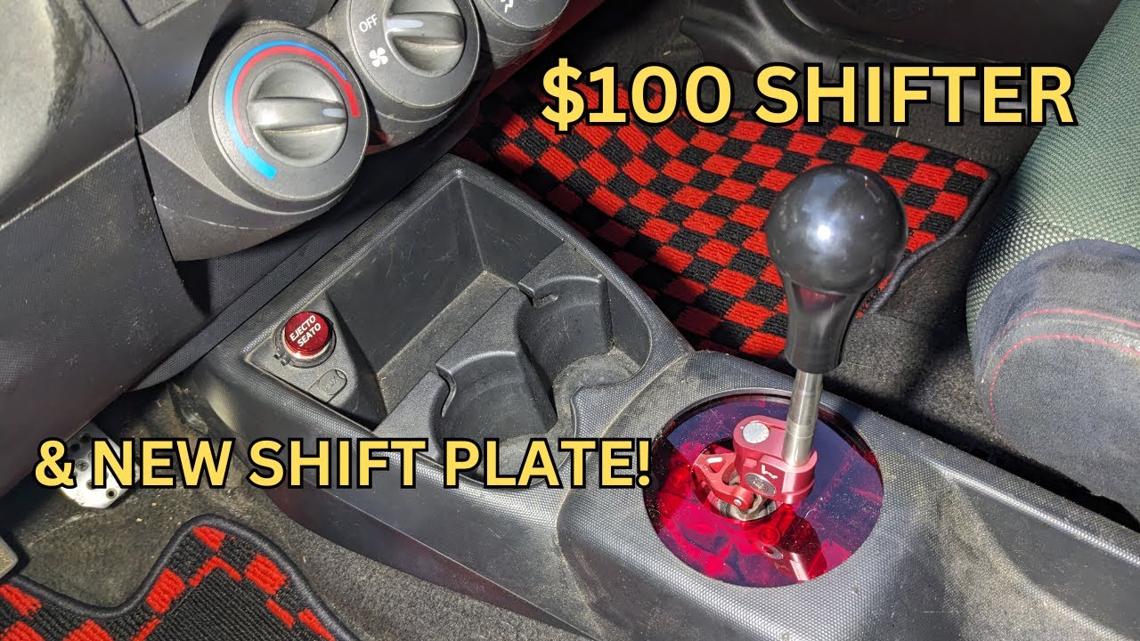 Budget Short Shifter + Shift Plate - YouTube