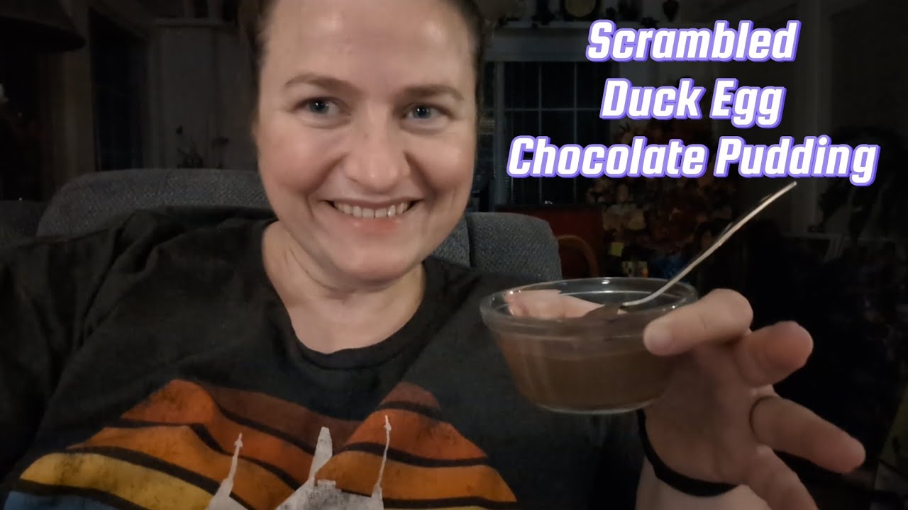 Scrambled Duck Egg Chocolate Pudding - YouTube