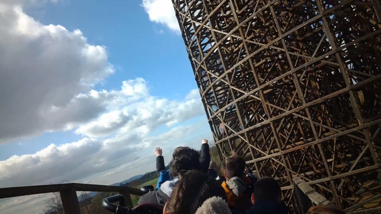 Wodan Timbur Coaster - Europa Park - Back Row (4K HD POV) - March 2025 ...