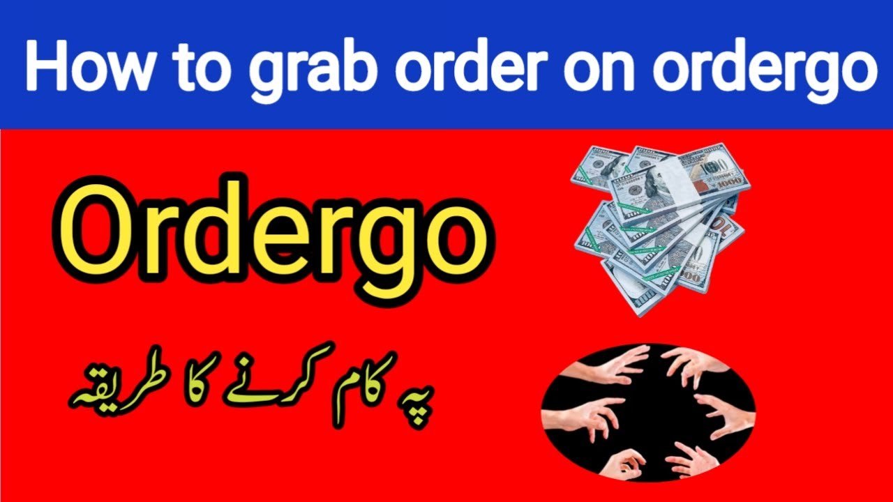 How to grab order on Ordergo, How to work on ordergo - YouTube