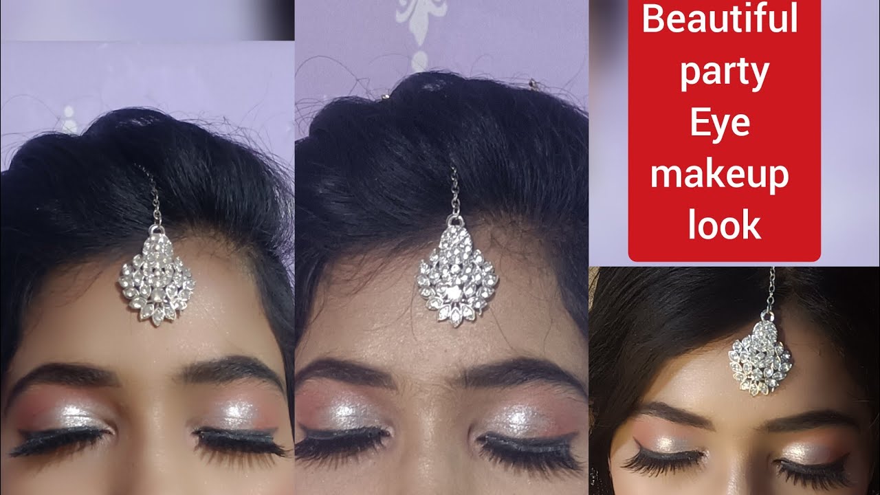party eye makeup tutorial for beginners #eyemakeup#partyeyemakeup# ...