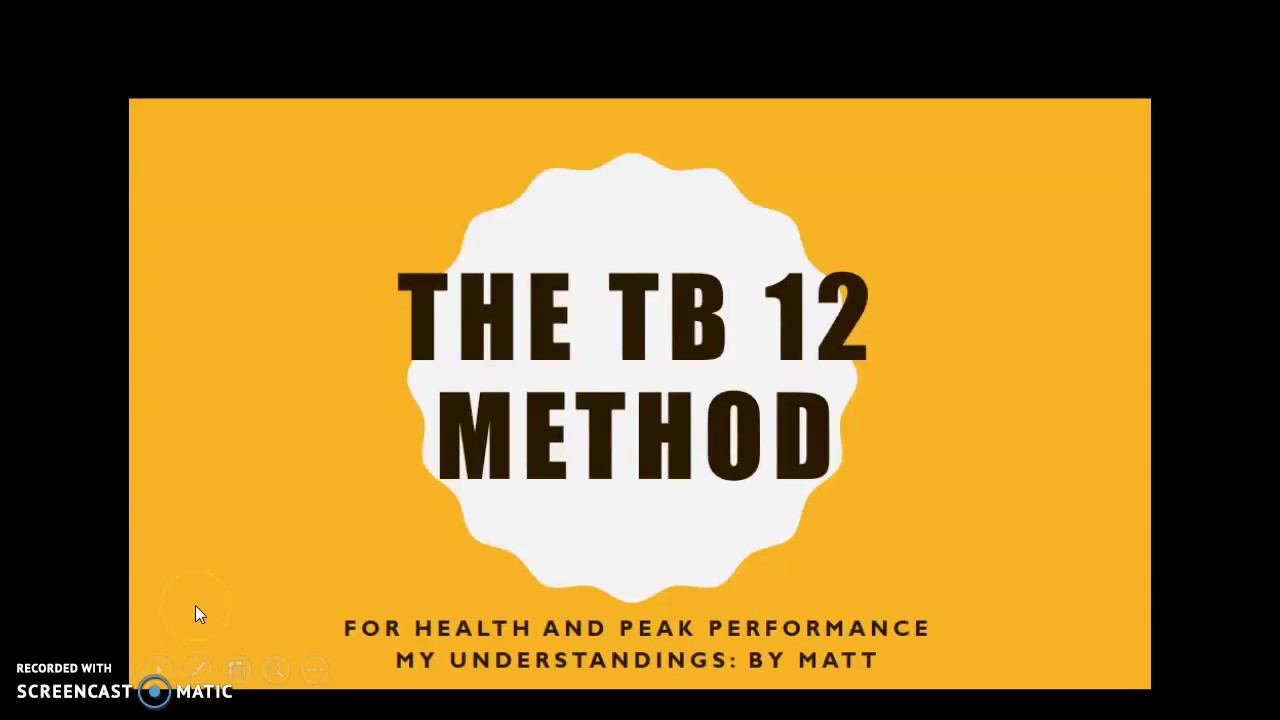The TB 12 Method: My Thoughts - YouTube
