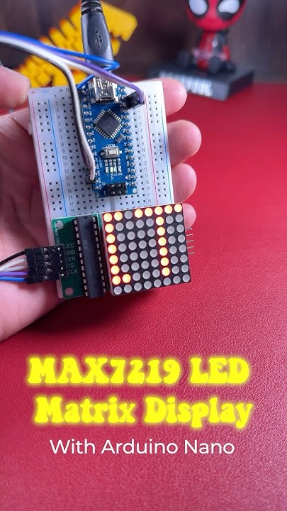 Arduino Nano LED Matrix Display Project | KitKraft Scrolling Text Tutorial with MAX7219 - YouTube