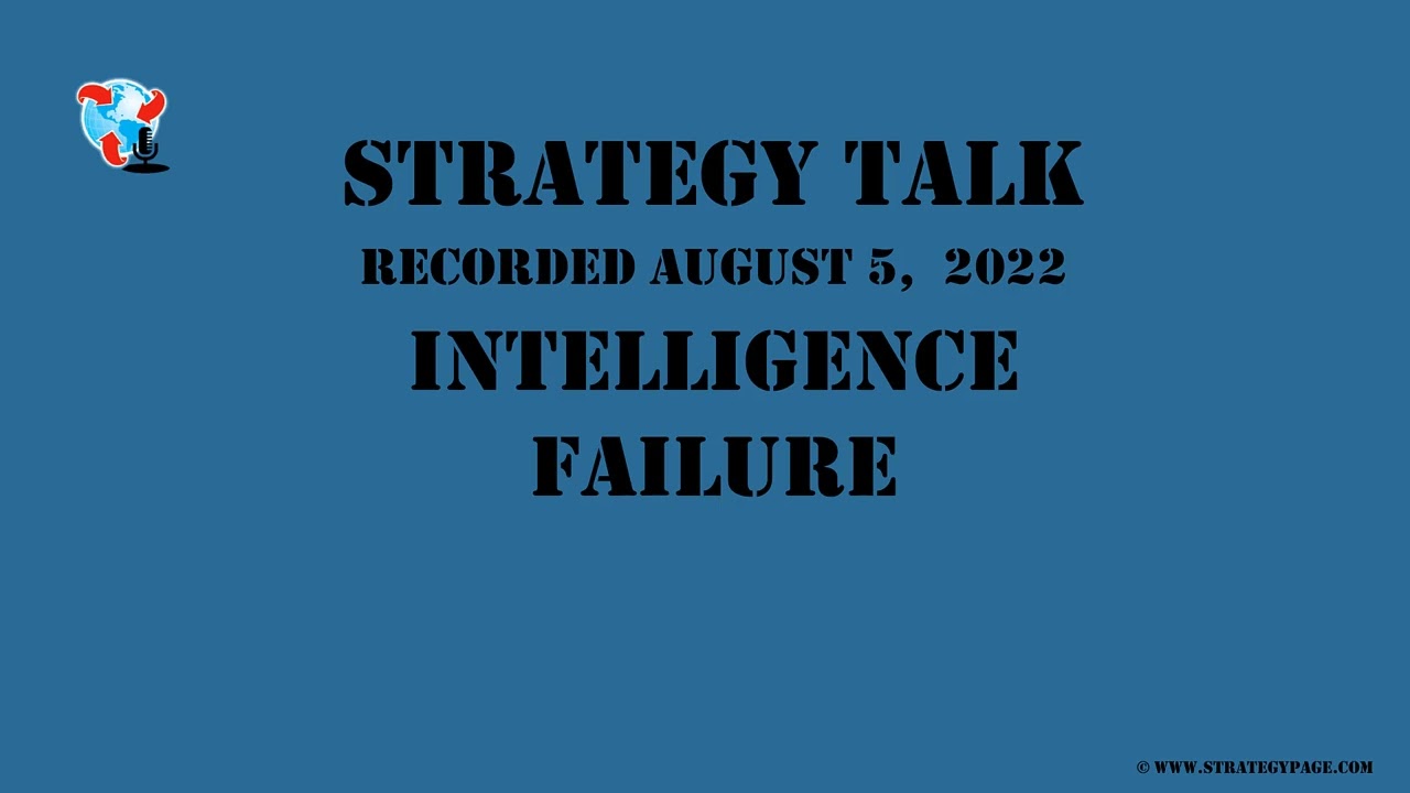 Intelligence Failure - YouTube