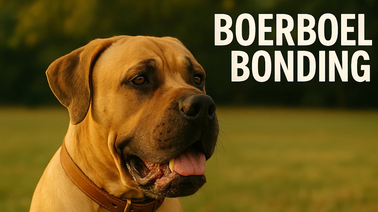 Bonding with my Boerboel!!! South African boerboel bonding!! - YouTube