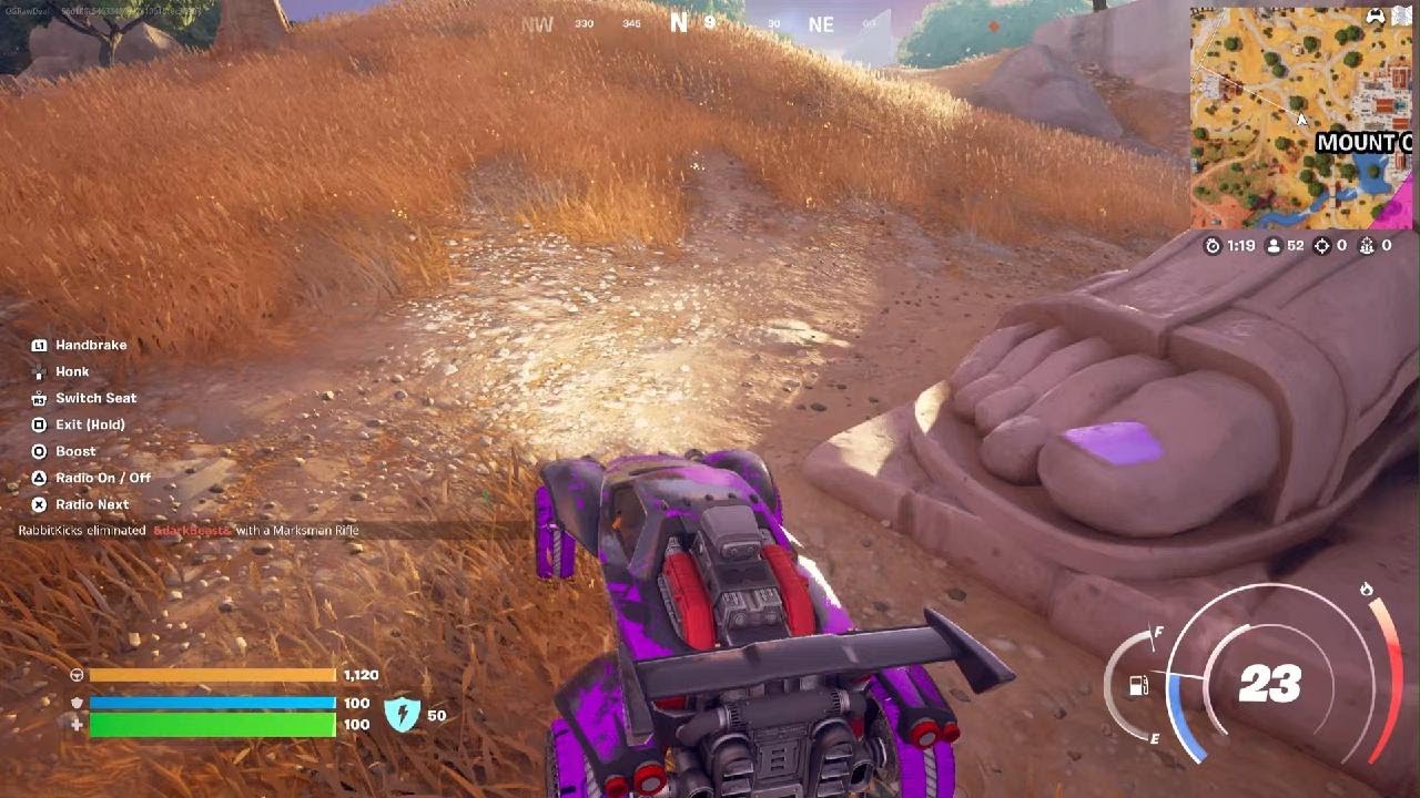 Fortnite statue has six toes. One painted. Hilarious. - YouTube