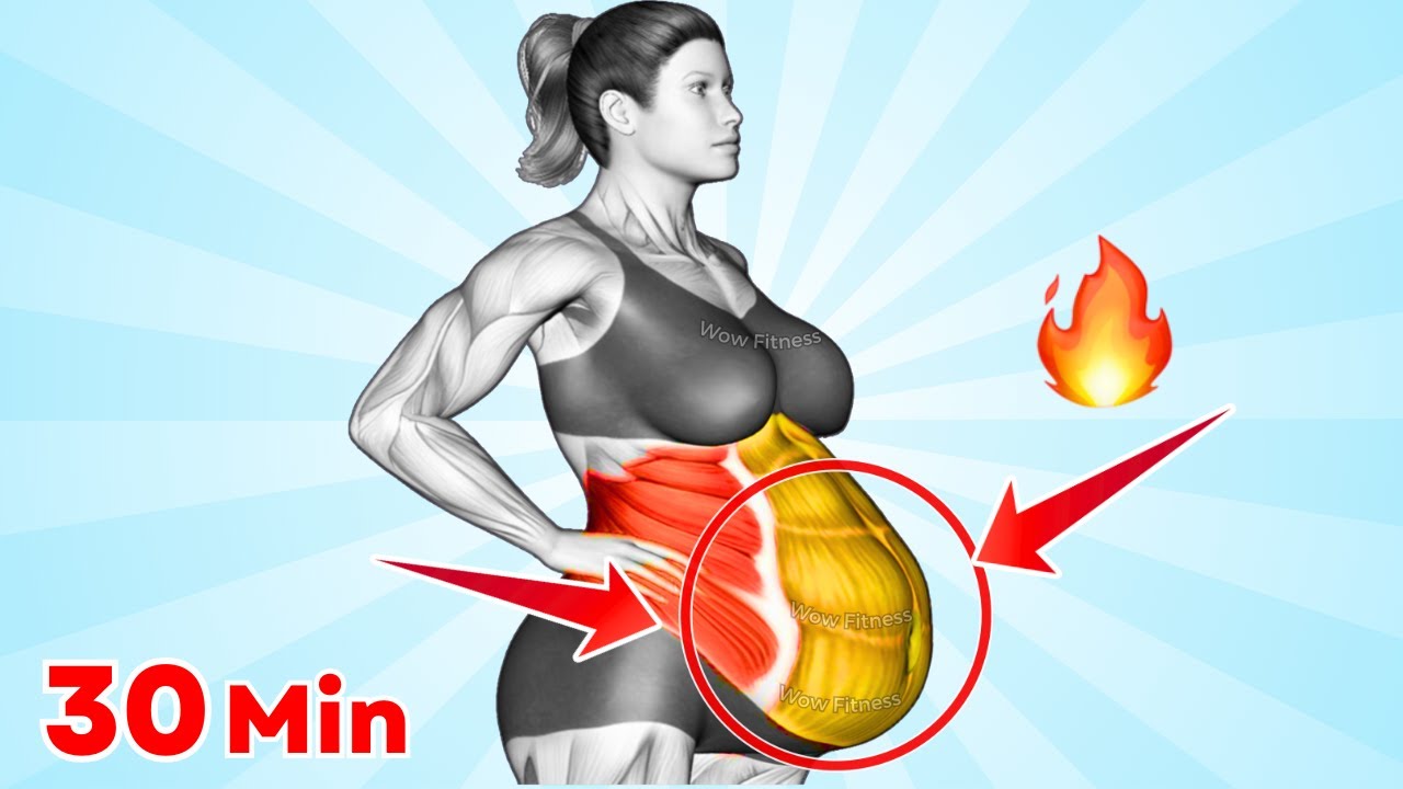 🔥30-Min Standing Morning Routine Shrink Belly Fat Fast | 1-Week Flat ...