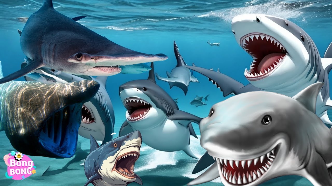 🌊🎶 SHARKY ADVENTURE SONG! 🦈 | SING AND LEARN ABOUT SHARKS ...