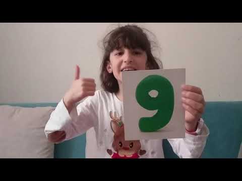İngilizce Sayılar ( Numbers 0 - 10) - Çocuklar için İngilizce Sayılar -Rakamlar Söylenişi