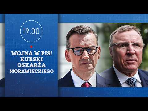 Wojna w PiS! Kurski oskarża Morawieckiego | 19.30