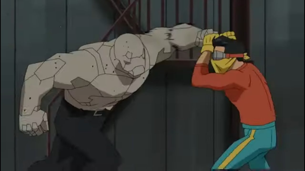 Invincible Between a Rock Titan and a Hard place, Stopping a Robbery ...