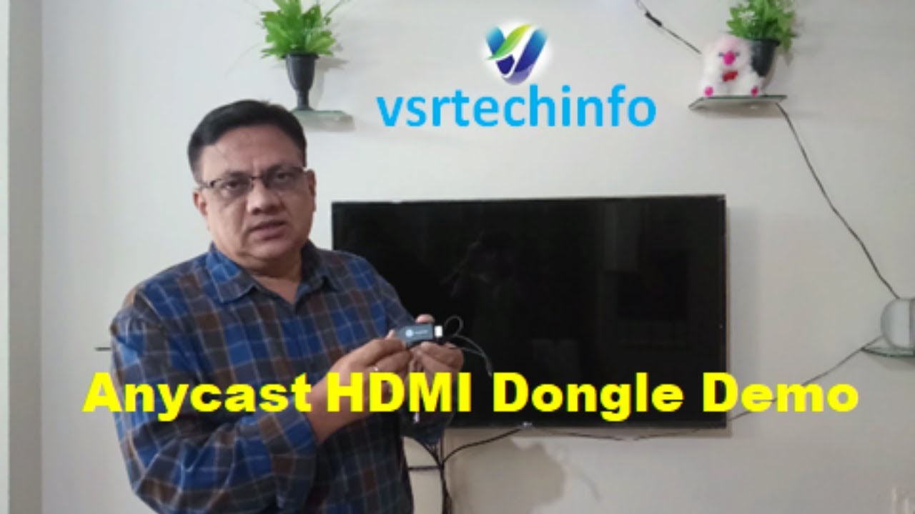 Anycast HDMI Demo | Anycast M9 Plus setup | Miracast Demo | Andriod ...