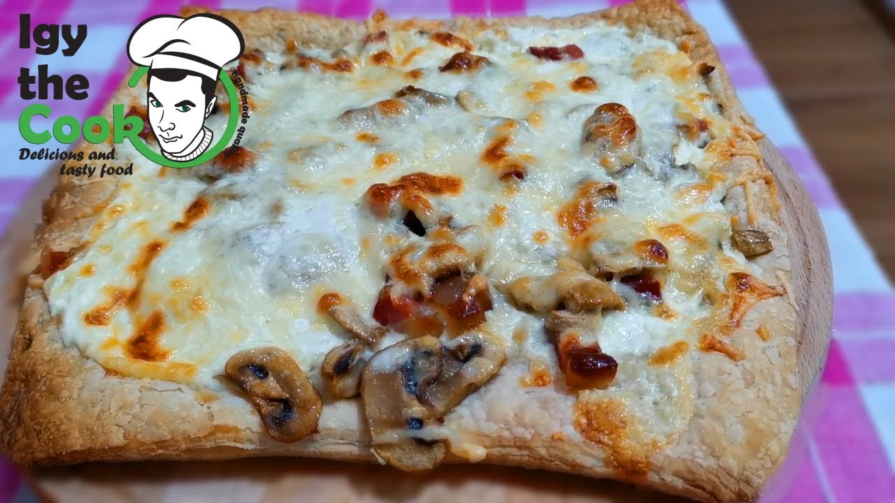 MANITAROPITA (Bolje od Pizze!) - MUSHROOM PIE - recipe - YouTube
