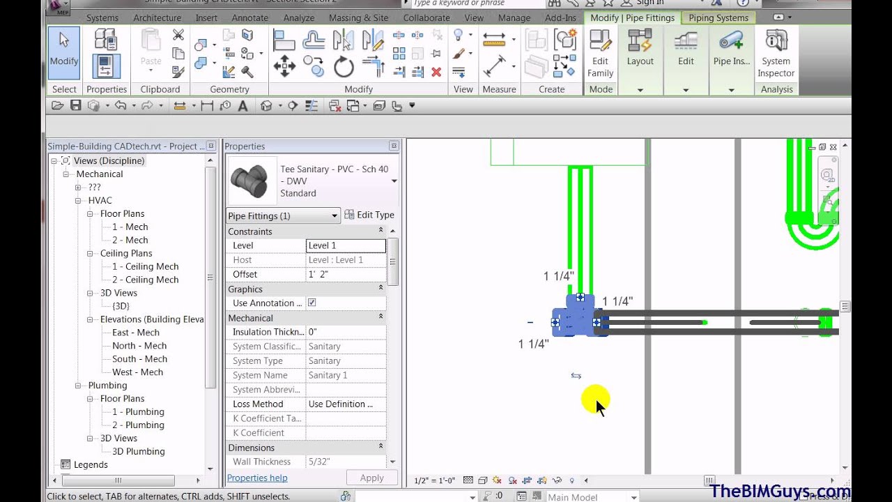 Revit MEP - P-Traps (PART 2) can be your friend - CADtechSeminars.com ...