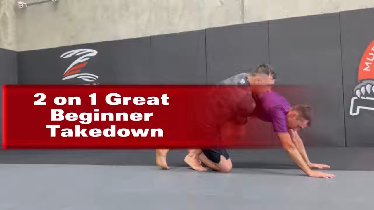 2 on 1 the best *TAKEDOWN* for beginners. - YouTube