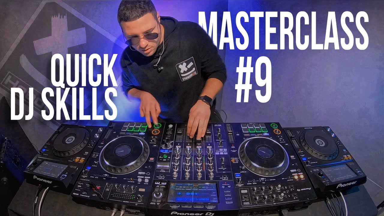 4 Decks mix - DJ set - MASTERCLASS DJ SKILLS - TECH HOUSE Club Mix #9 - XDJ XZ, XDJ 1000 Pioneer ...