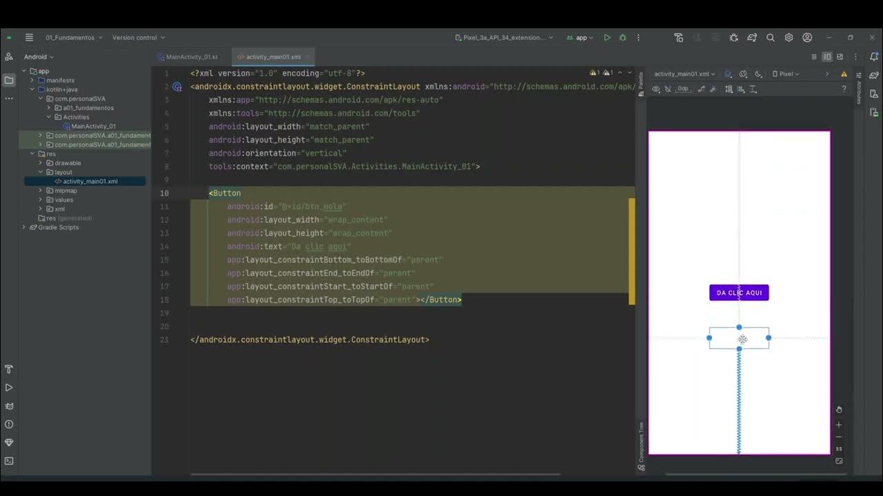 Ejemplo para crear Activity en Android Parte II - YouTube