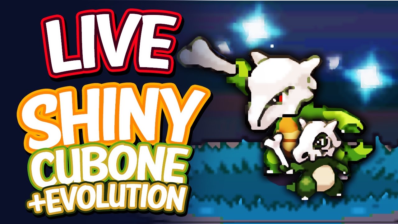 Live Shiny Cubone - PokeRadar Chain of 40 + Evolution! - Pokemon ...