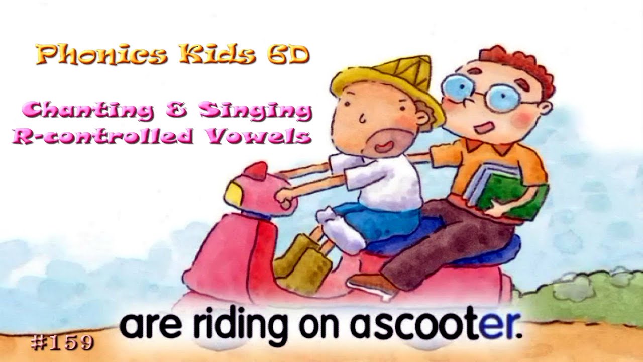 KARAOKE學唱學讀英文Phonics Kids 6D Chanting & Singing R controlled Vowels ...
