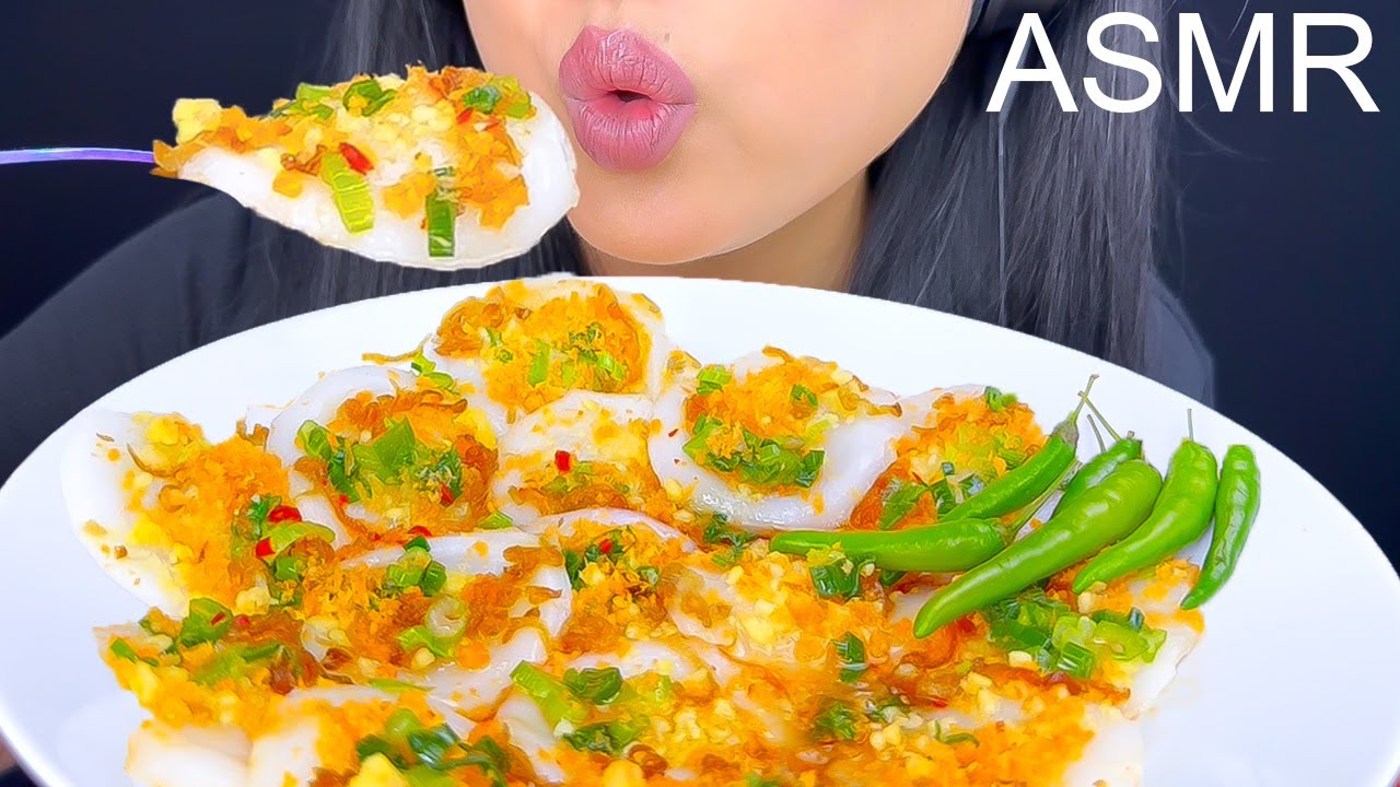 ASMR Rice Cake Dumplings (Eating Sounds) ASMR Phan - YouTube