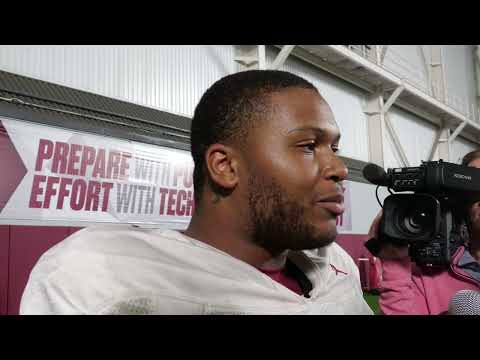 Oklahoma Football: DT Gracen Halton Spring Practice Interview - YouTube