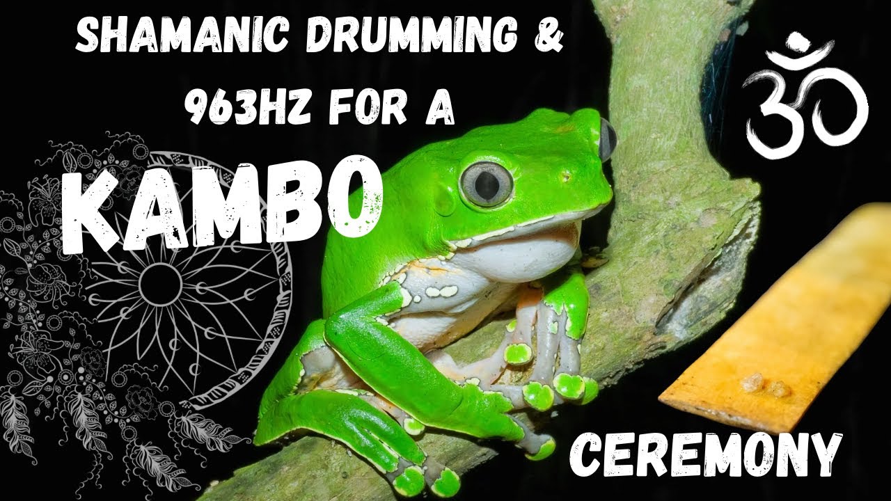 🐸KAMBO Ceremony Music. Shamanic Drumming, singing Bowls & 963z Enjoy ...