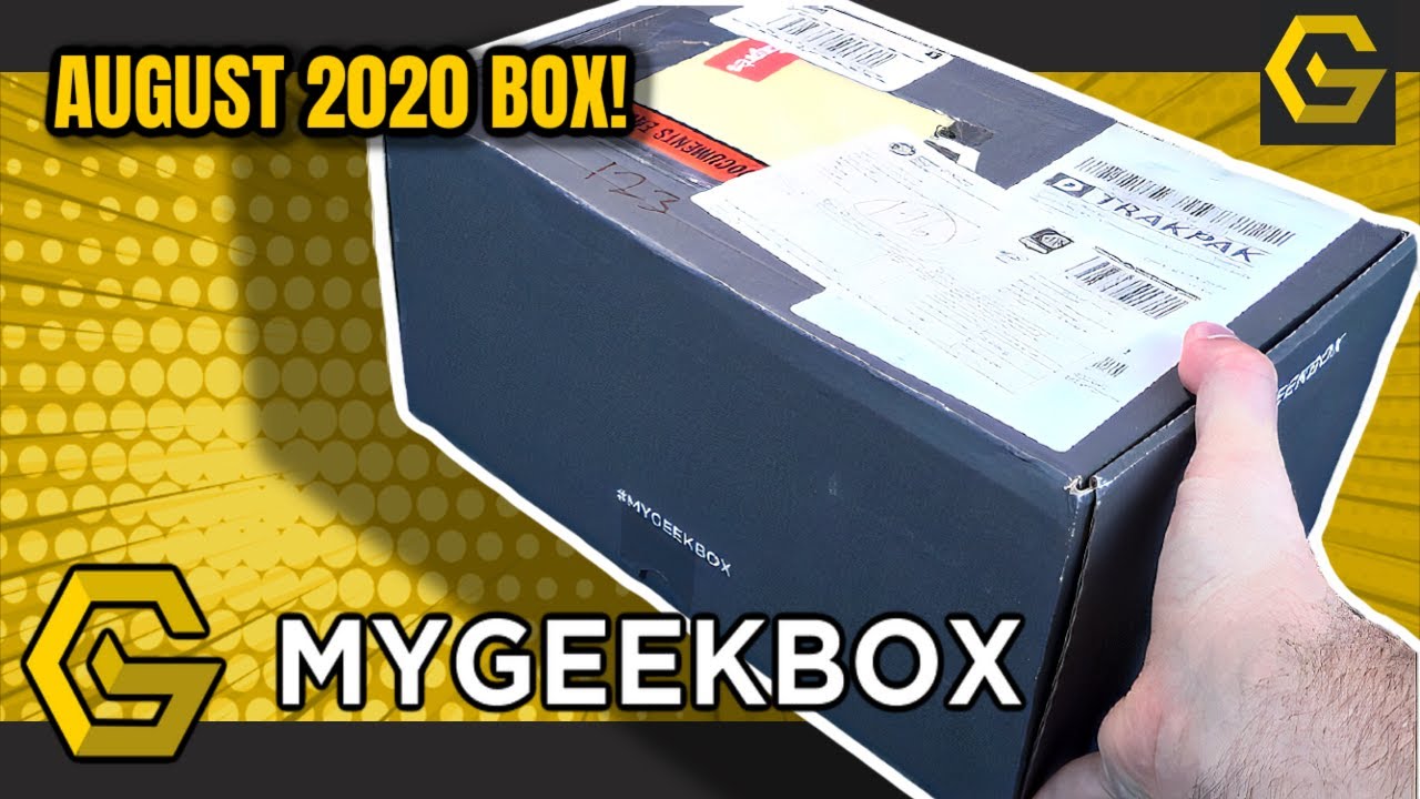 What's inside the August 2020 My Geek Box Subscription Box? | Video ...