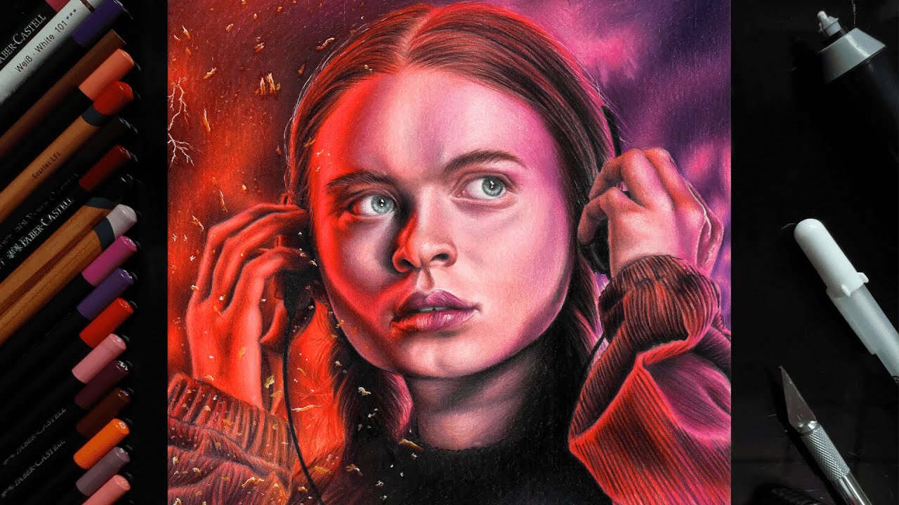 DESENHANDO A MAX (STRANGER THINGS) - YouTube