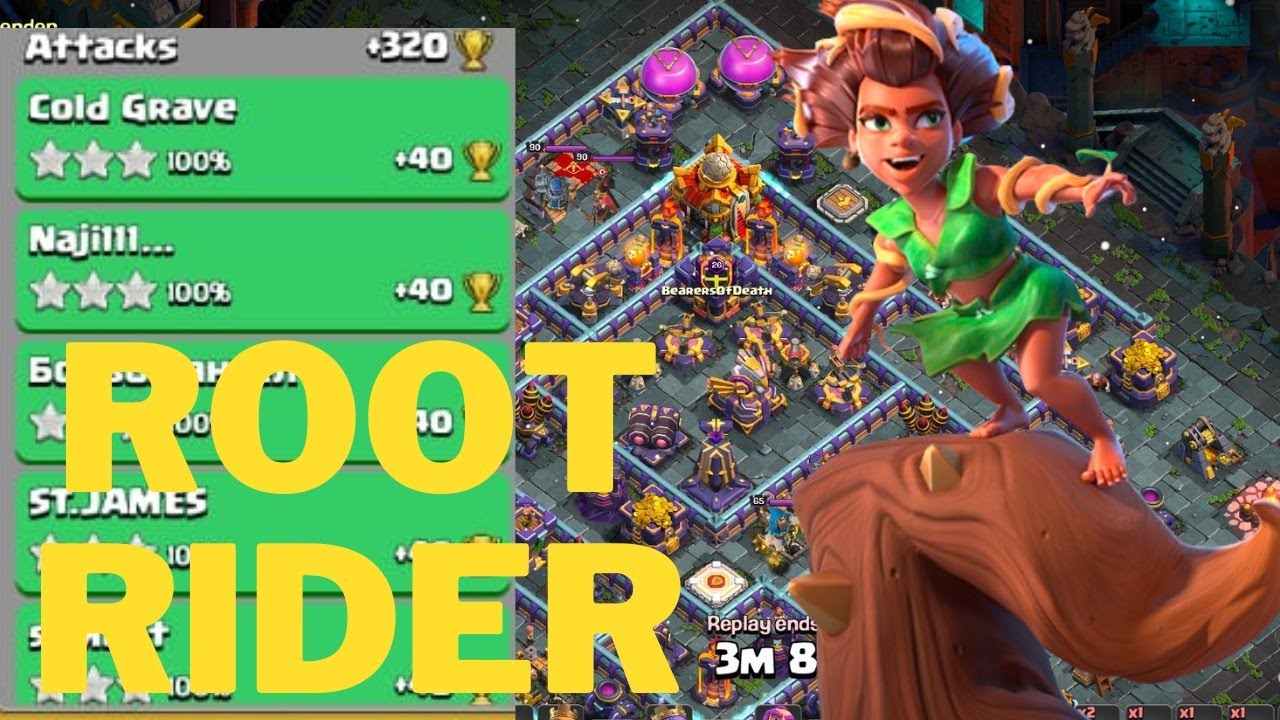 New army Root Rider Th16 Attack| Clash of Clans. - YouTube