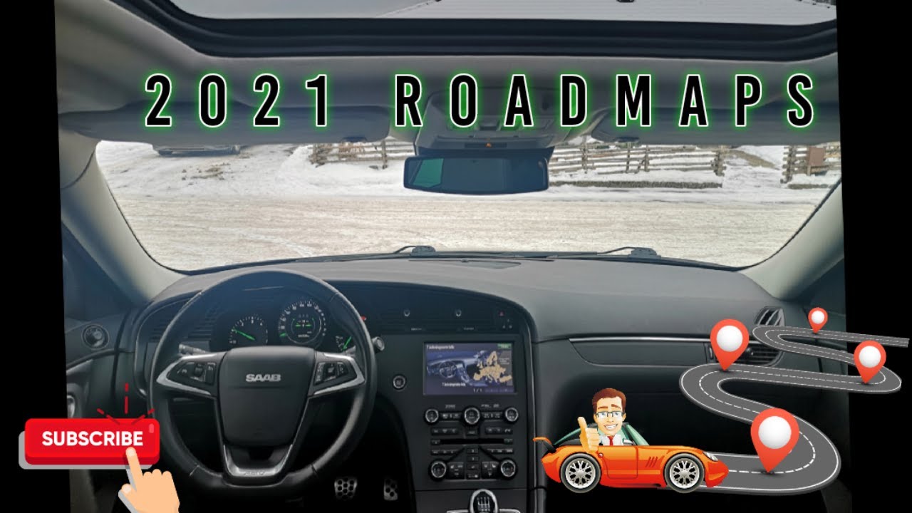 SAAB ng9-5 2021 Map Update DIY! - YouTube