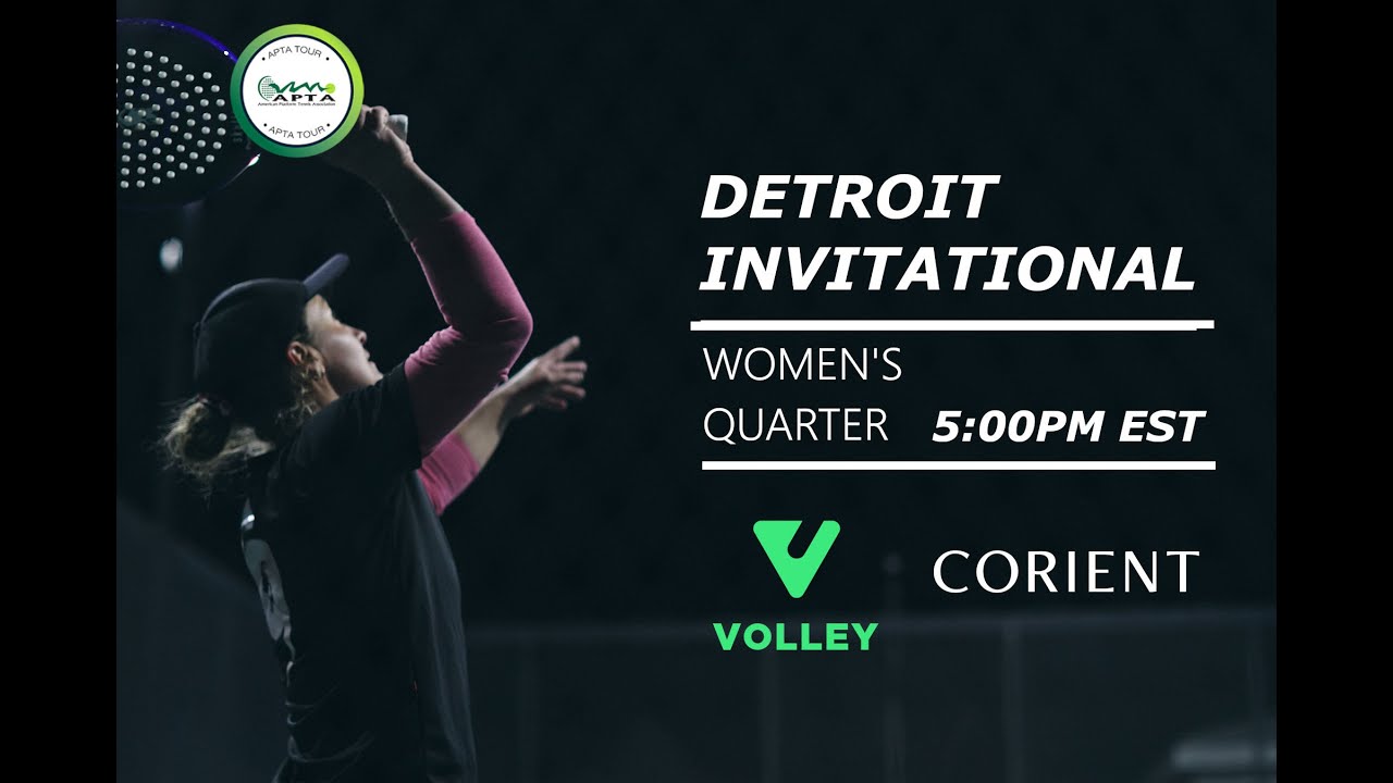2024 Detroit Invitational Grand Prix - Women's Semis - Lopez/Pejic vs ...