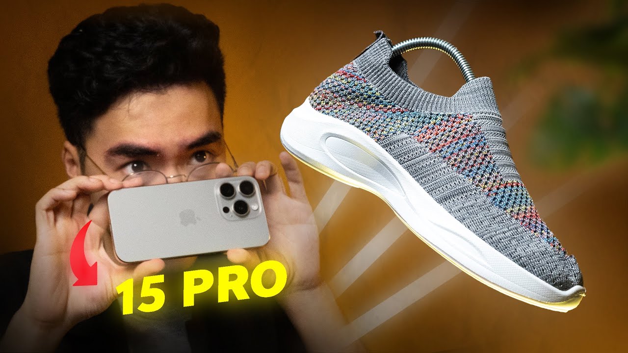 iPhone 15 Pro indonesia - Buat Iklan Video Produk Sepatu pake HP - YouTube